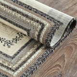 VHC Brands Floral Vine Jute Rug Rect w/Pad 36x60 - Walmart.com