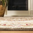 SAFAVIEH Classic Roderick Traditional Wool Area Rug, Light Gold/Red, 8 ...