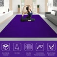 Gymax Large Non-Slip Exercise Yoga Mat 6' x 4' x 8mm, Wide Cushioned ...