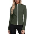 BiZtdJrK Women's UPF 50+ Sun Protection Jackets Plus Size Stand Collar ...