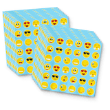 Emoji Themed Decorations - Smiley Face Paper Birthday Party Supplies ...