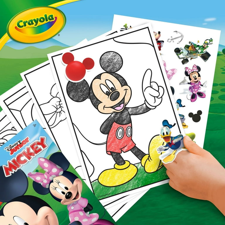 Mickey Mouse Fall Coloring Pages