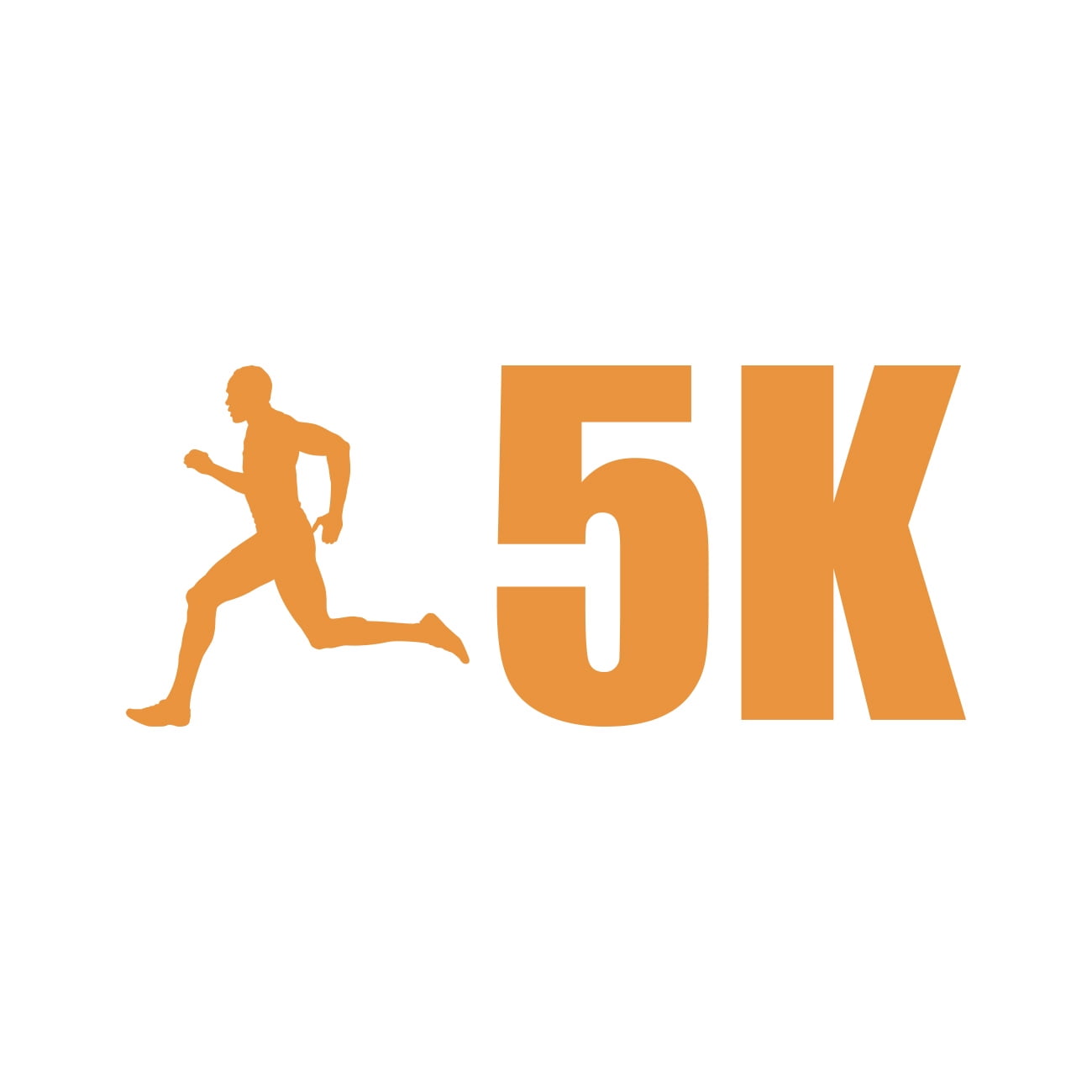 Mens 5K Sticker Decal Die Cut - Self Adhesive Vinyl - Weatherproof ...