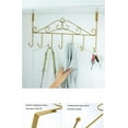 Over The Door Hook,7 Metal Over the Door Rack,Overdoor Hanging Storage ...