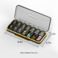 Seven days a week, carry-on medicine box 14 grids 21 grids, medicine ...