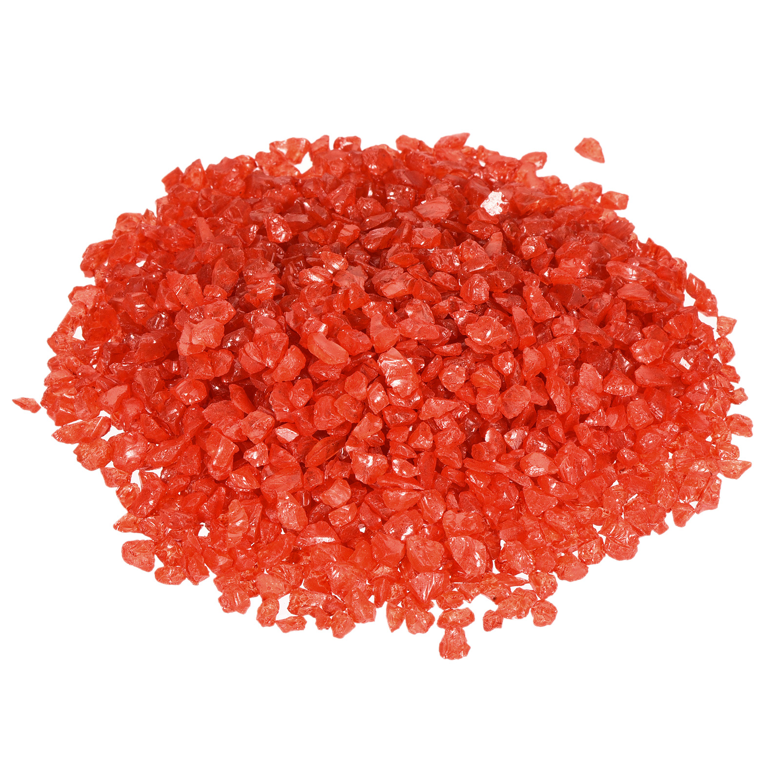 Uxcell 320g/0.7Lbs Irregular Decorative Glass Gravel Rock Sand Stone ...