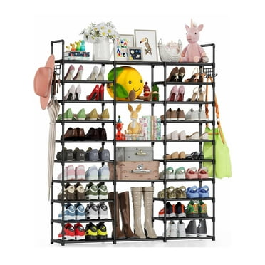 10 Tiers Shoe Rack, Large Capacity Shoe Organizer, Shoe Shelf for 50 ...