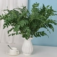 Simulated locust tree leaves, simulated plants, plastic flowers, home ...