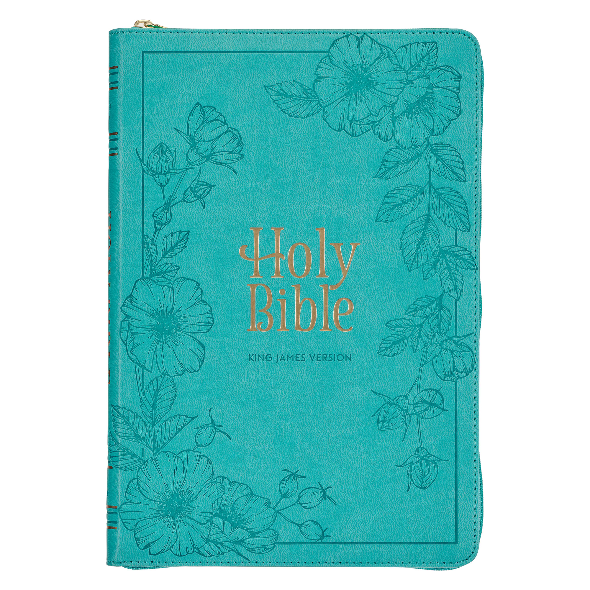 KJV Holy Bible, Thinline Large Print Faux Leather Red Letter Edition ...