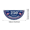 2 Pack USA Pleated Fan Flag - 6x3 Ft American US Bunting Flags Half Fan ...