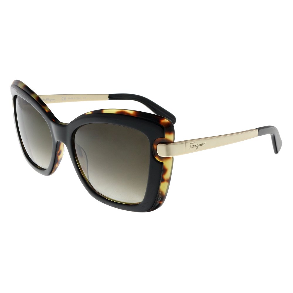 Salvatore Ferragamo Salvatore Ferragamo Sf814s 006 Black Havana Butterfly Sunglasses Walmart