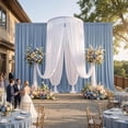 10ft x 15ft Dusty Blue Wrinkle-Free Polyester Backdrop Curtains, 2 ...