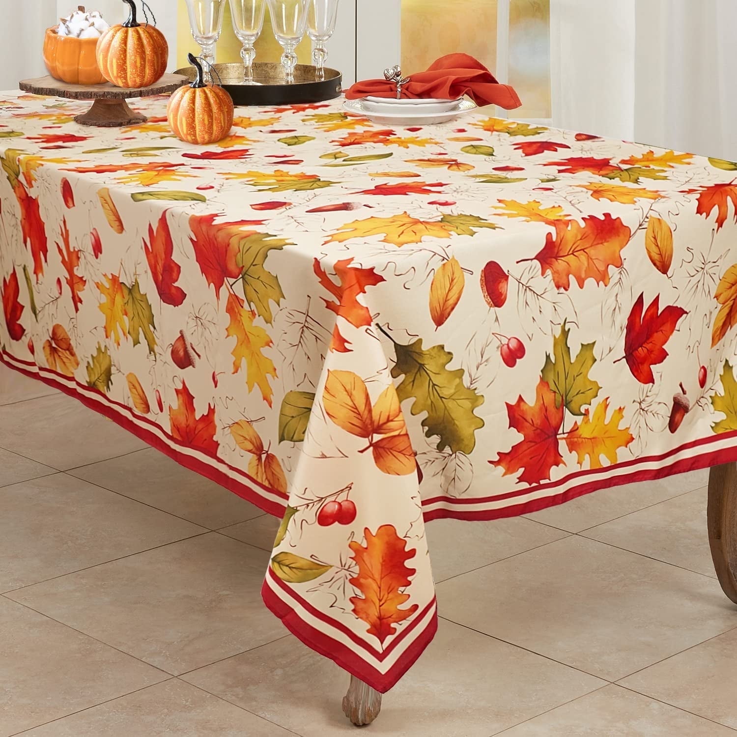 Click here for Waykingo Fall Tablecloth  Thanksgiving Tablecloth... prices