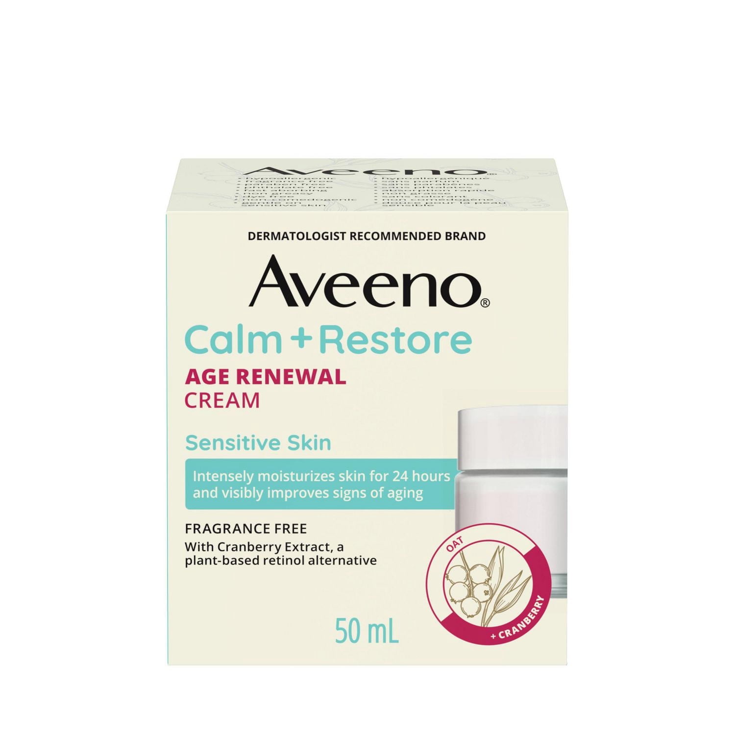 Click here for Aveeno Calm + Restore Age Renewal Cream  Oat  Niac... prices