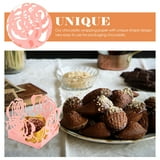 50 Pcs Chocolate Paper Cups Truffle Decor Chocolate Paper Tray ...