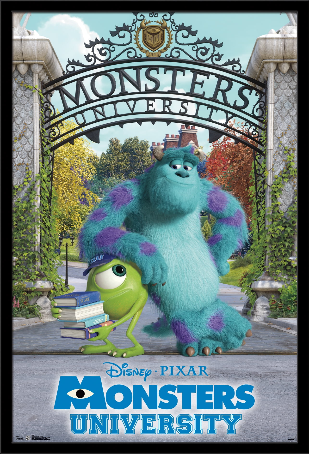 Disney Pixar Monsters University - Campus Wall Poster, 22.375" x 34 ...