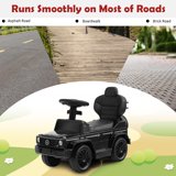 Costway 3 in 1 Ride on Push Car Mercedes Benz G350 Stroller Sliding Car ...