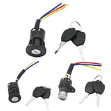 Ignition Key Switch 3 Wire Position For Electric Scooter E-Bike Lock ...