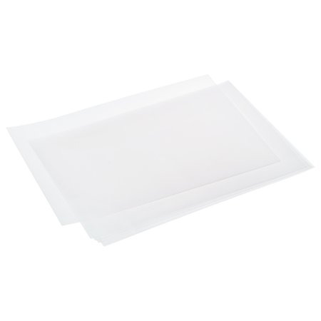 Uxcell Shrink Plastic Sheet, 29cm x 20cm x 0.3mm Small Sanded Shrink ...