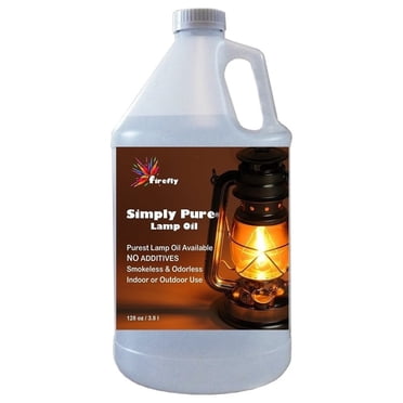 Lamplight Ultra-Pure Clear Lamp Oil, 32 Oz, Smokeless, Odorless, Indoor ...