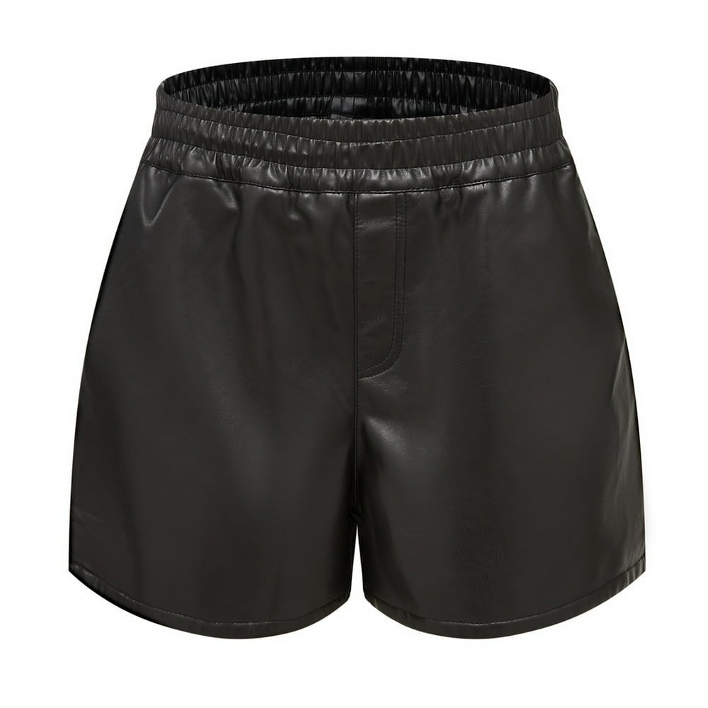Click here for Generic Women‘s High Waist Faux Leather Shorts Sex... prices