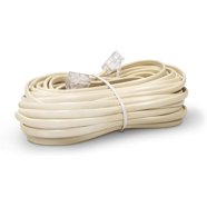 100FT 6-WIRE MOD TEL CORD IVORY PREMIUM RETAIL BLISTER PACK - Walmart.com