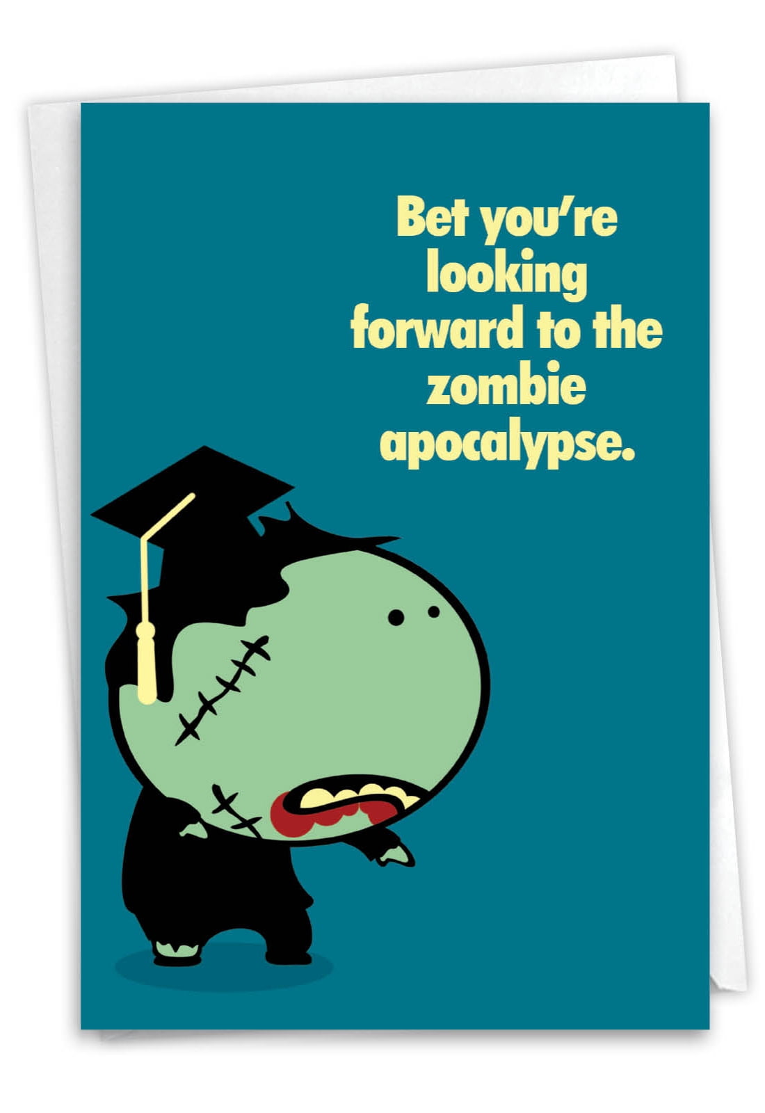 C1551GDG Humorous Graduation Greeting Card 'Zombie Graduate ...