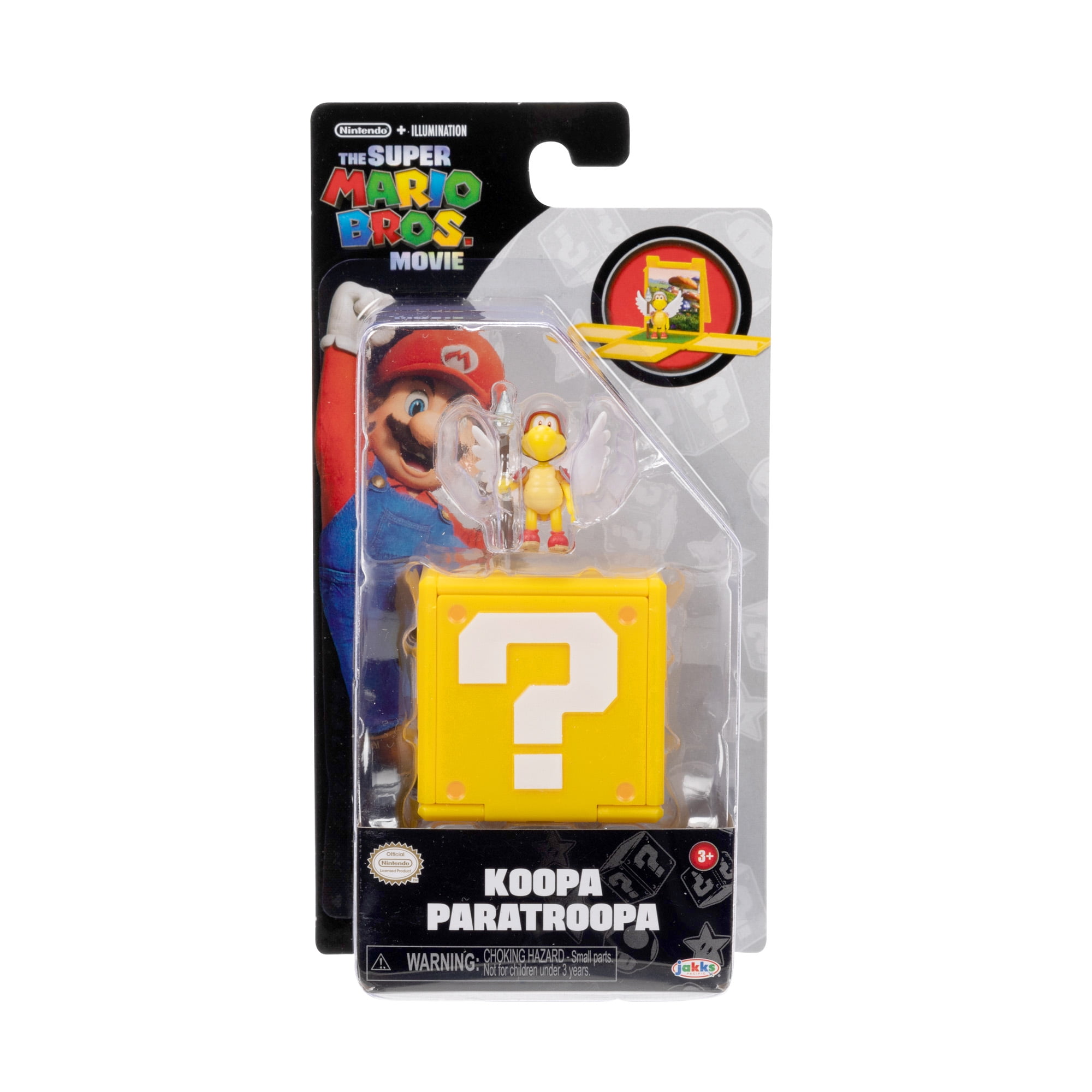 The Super Mario Bros. Movie 1.25 inch Mini Koopa Paratroopa Figure with ...