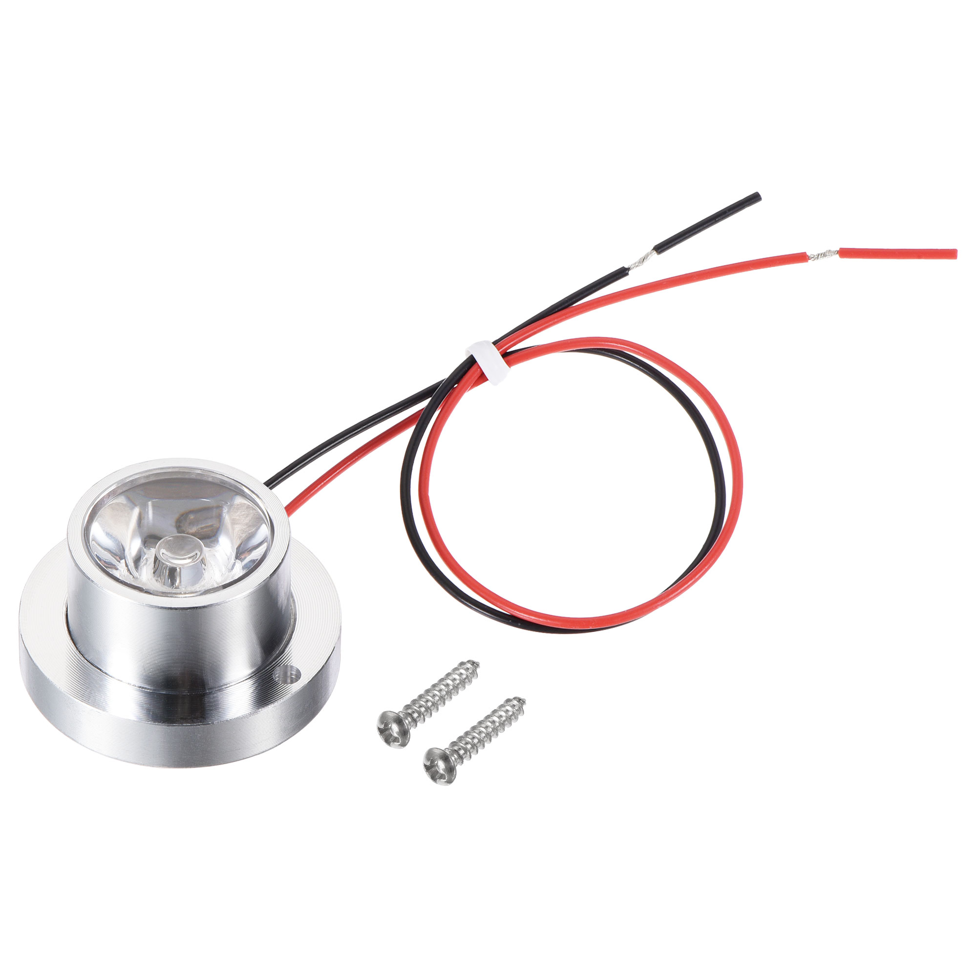 Uxcell LED Spotlight DC 12V 15 Degree Beam Angle Red LED Aluminum Shell ...