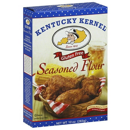 Kentucky Kernel Gluten Free Seasoned Flour, 10 oz, (Pack of 6 ...