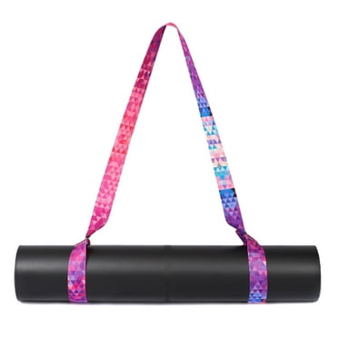 CAP Yoga Reversible Yoga Mat, 5mm with Carry Strap, Dahlia and Ginkgo ...