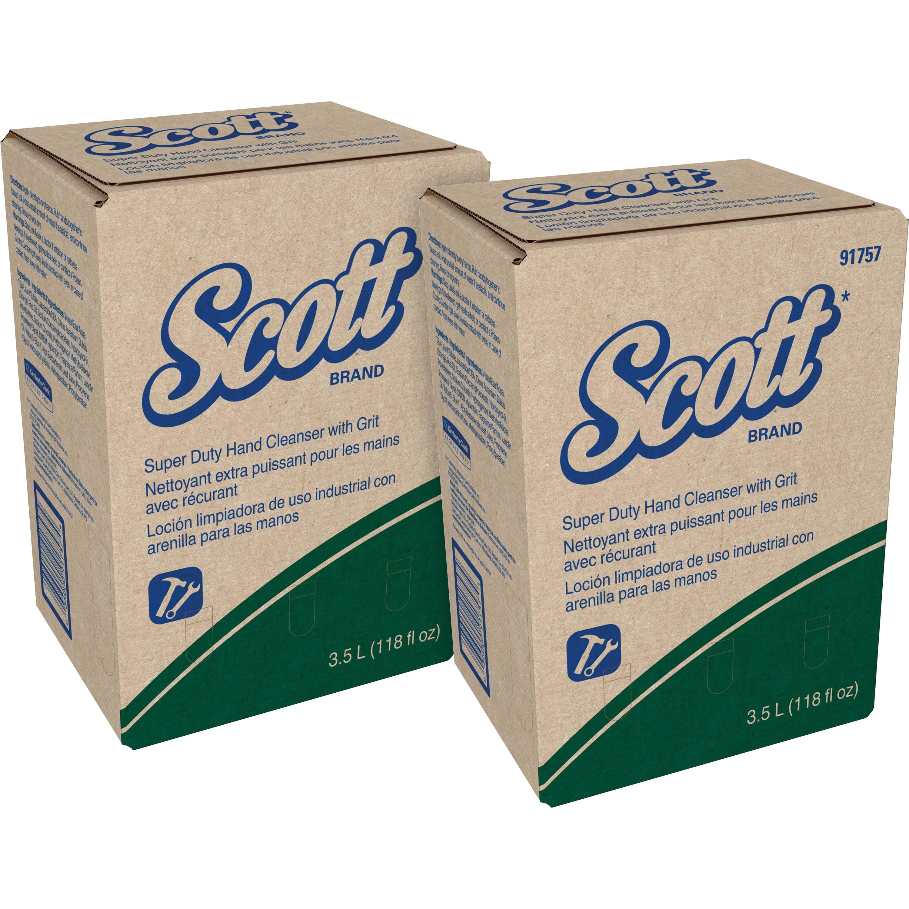 Scott, KCC41863, Super Duty Skin Cleanser, 2 / Carton, Green, 118.3 fl ...