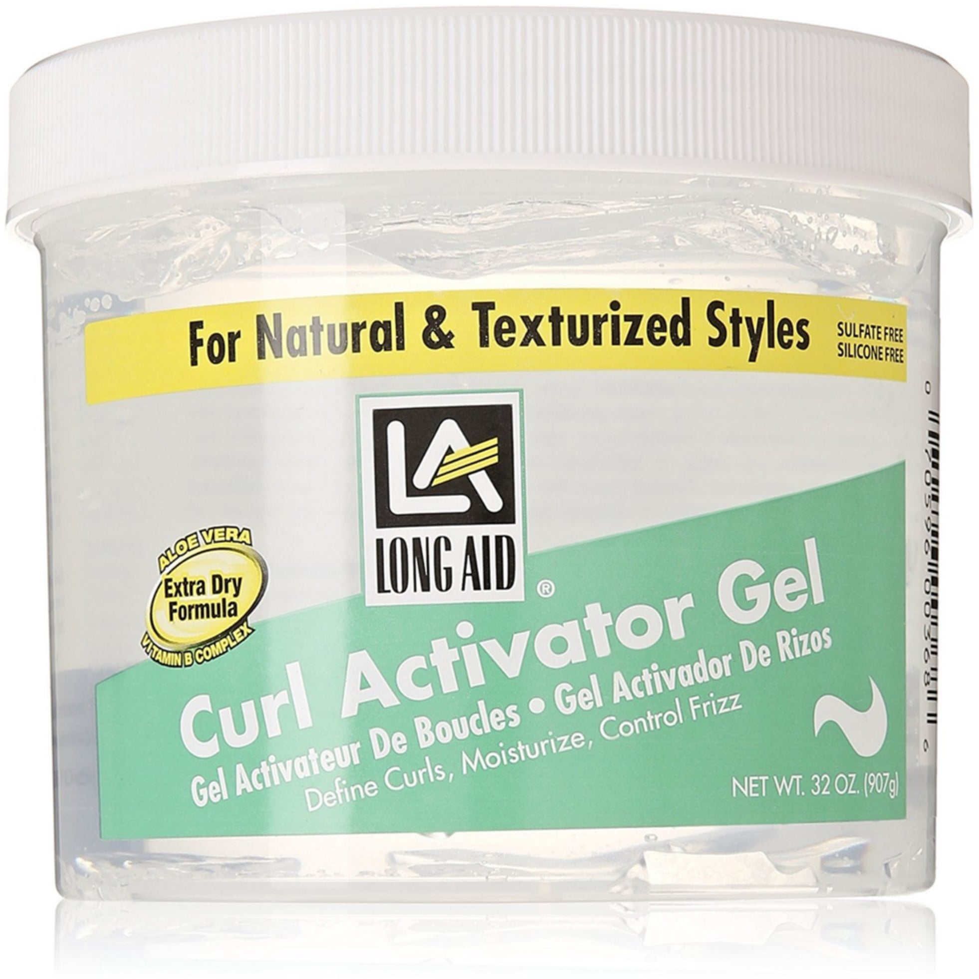 Long Aid Extra Dry Curl Activator Gel 32 oz (Pack of 2) - Walmart.com