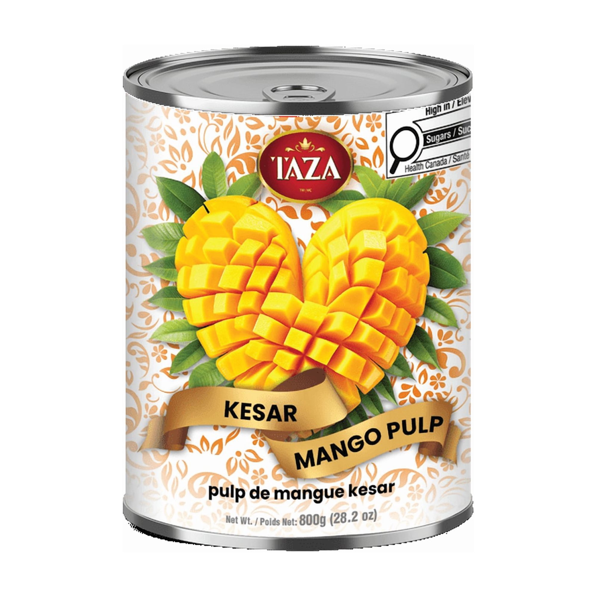 Click here for Taza Food Products Taza Kesar Mango Pulp 800gm prices