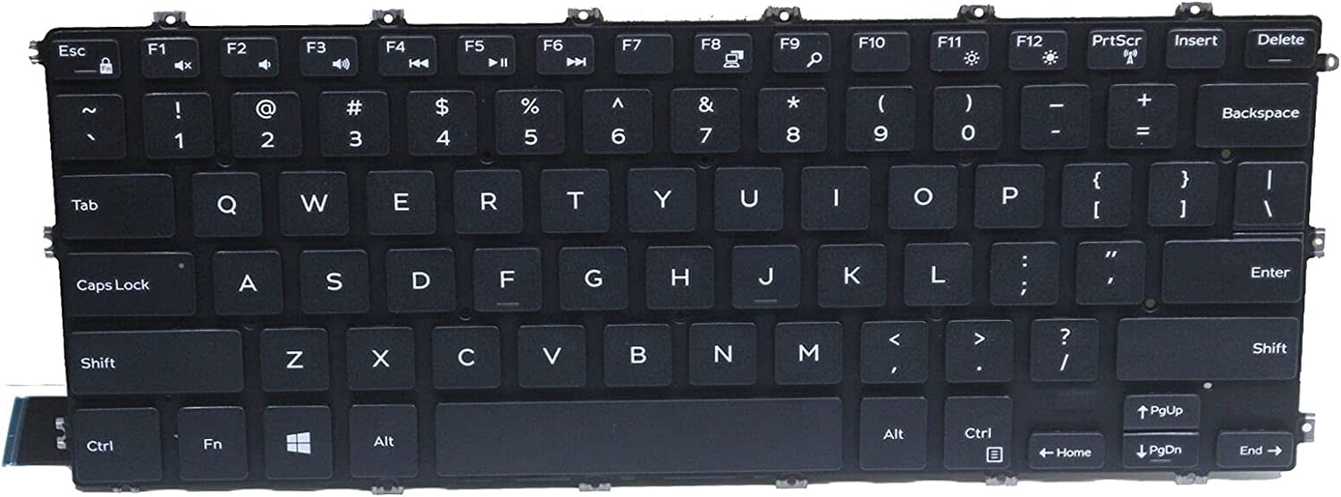 New US Black English Backlit Laptop Keyboard (Without palmrest) for ...