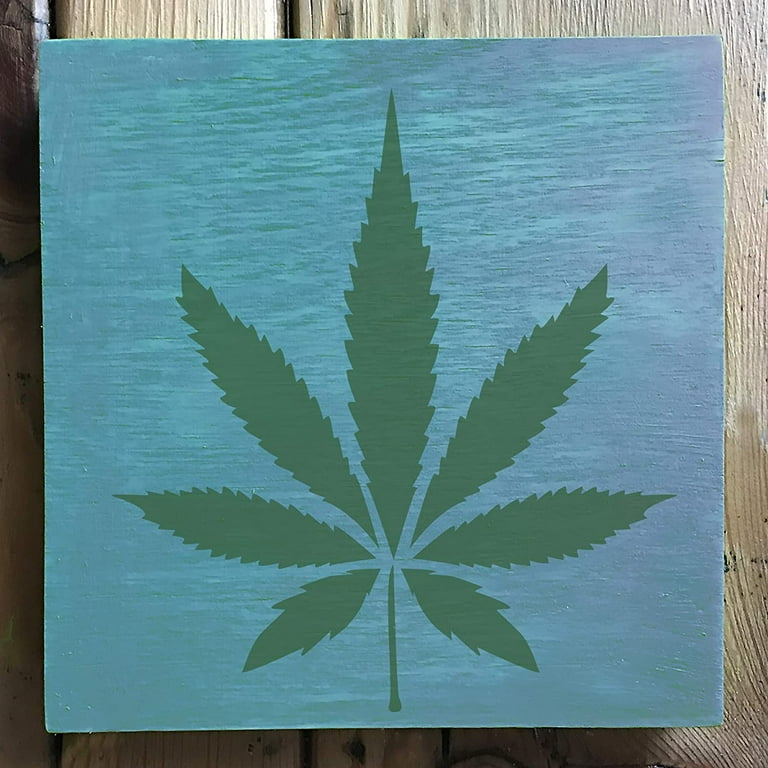 Cannabis Pot Leaf Stencil Free Stencil Gallery