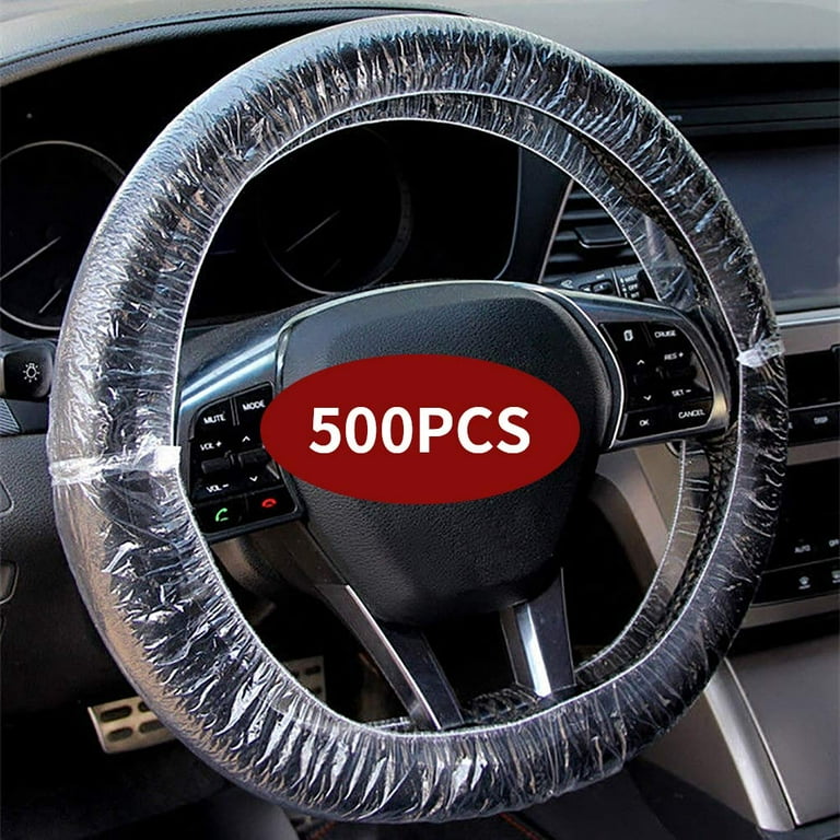 Steering wheel disposable covers store