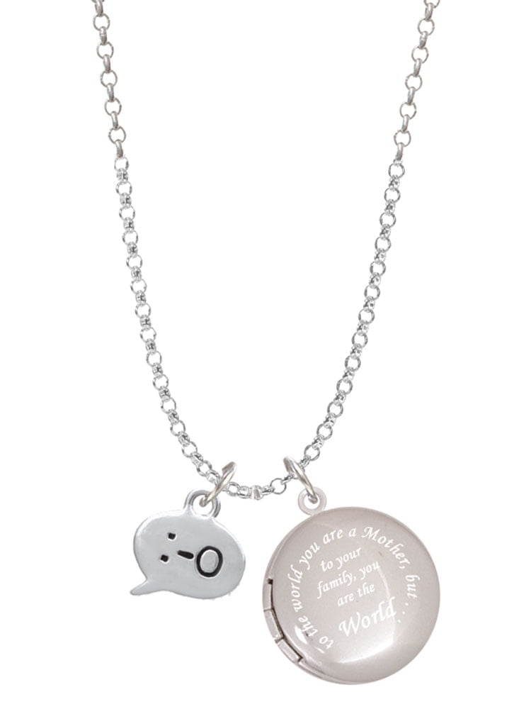 Delight Jewelry Silvertone Emoticon :-O - Surprise - To the World You ...