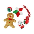 Midlee 5-piece Christmas Dog Toy Gift Set in Holiday Stocking - Walmart.com