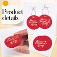 1Set 100Pcs Mother's Day Flat Round Gold Stamp Word Happy Mother' Day ...