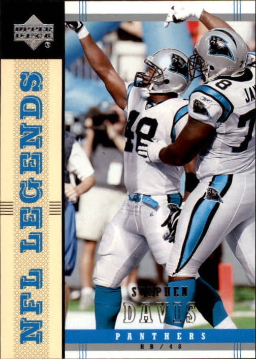 2004 Upper Deck Legends #12 Stephen Davis NFL Football Trading Card ...