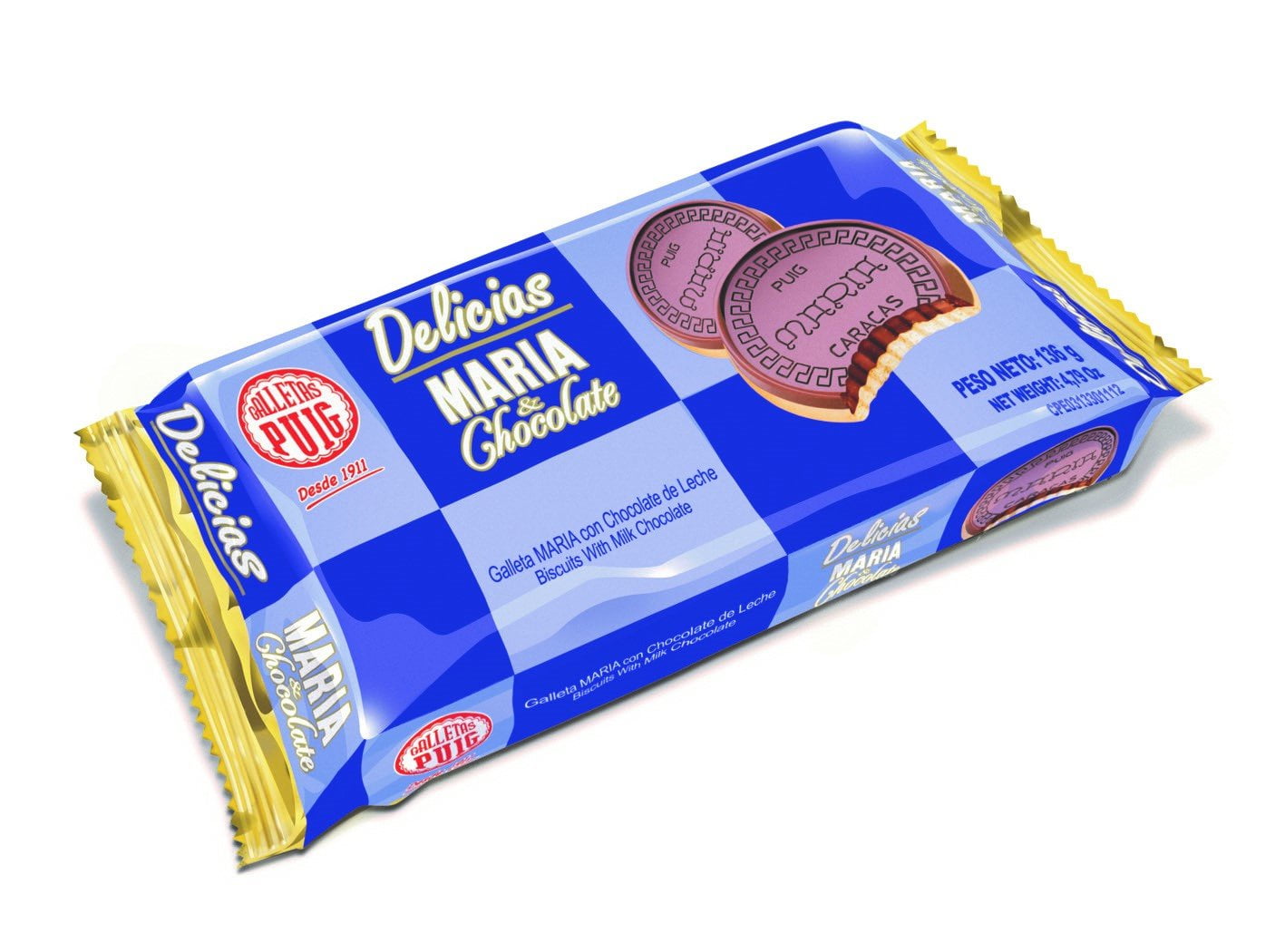 Single Pack Galletas Delicias Maria & Chocolate 4.79 Oz - Walmart.com