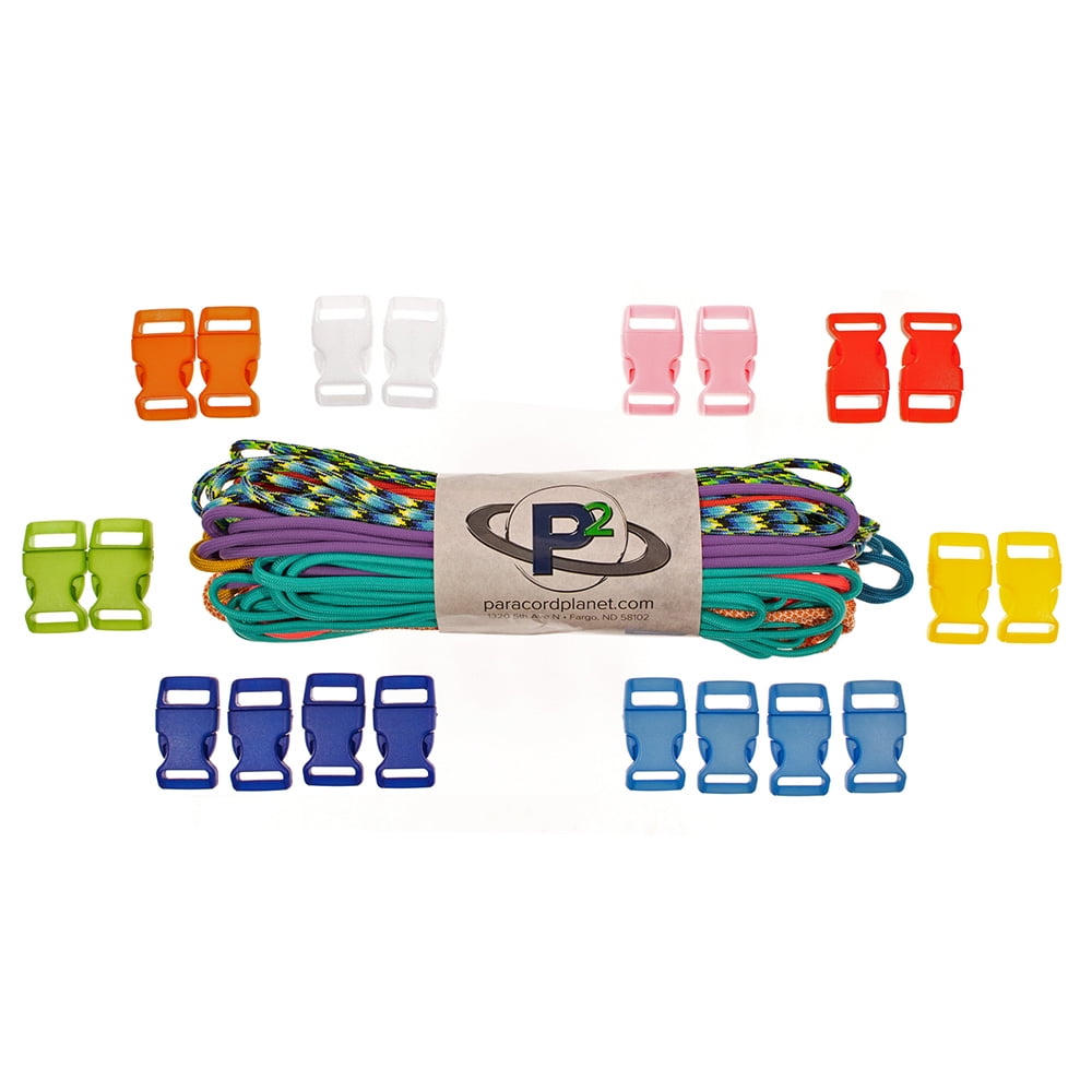 PARACORD PLANET Paracord Crafting Kit - 100 or 200 Feet of Paracord - 5 ...
