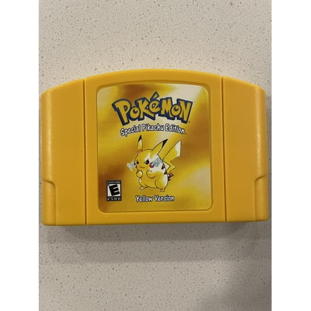 POKEMON YELLOW (NINTENDO 64 N64) GAME CART | Walmart Canada