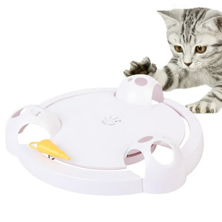 ACCEDE Cat Interactive Toy Cat Electric Catching Mouse Toy Adjustable ...