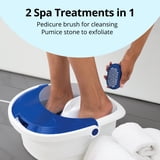 Homedics Bubble Bliss Elite Foot Spa: Warm Bath with Pedicure Brush ...