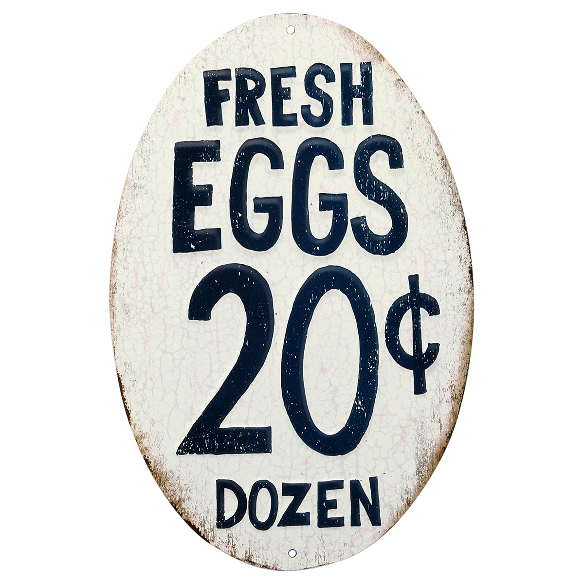 Fresh Eggs Embossed Metal Sign - Walmart.com