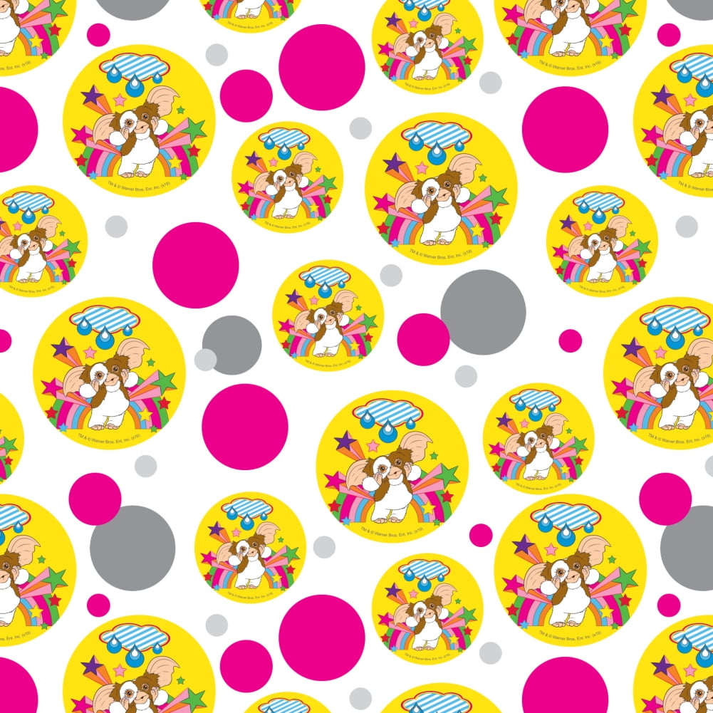 Gremlins Gizmo Rainbow Premium Gift Wrap Wrapping Paper Roll - Walmart.com