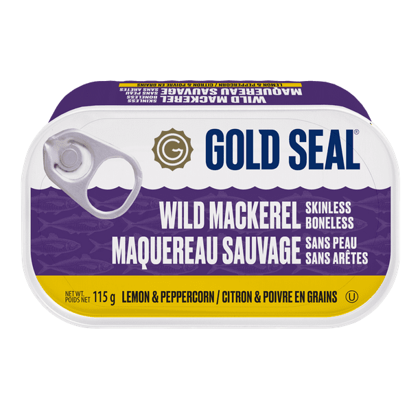 Gold Seal Skinless/Boneless Mackerel in Lemon & Peppercorn 115g, 115g ...