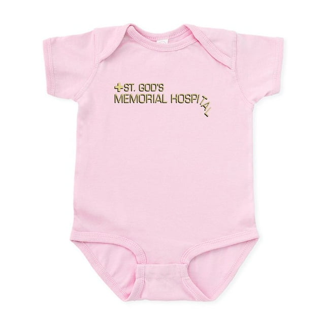 CafePress - St. God's Memorial Hospital Infant Bodysuit - Baby Light Bodysuit, Size Newborn - 24 ...
